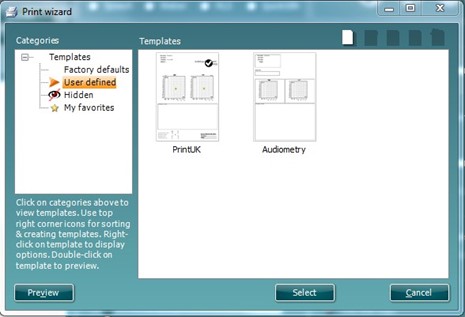 Affinity Compact | Customized Printout Setup | Interacoustics
